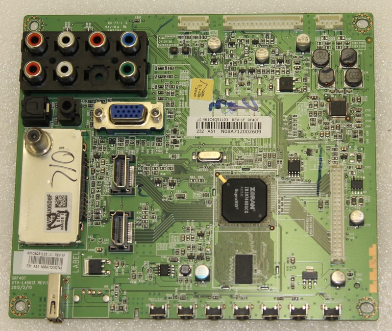 Signal Input Board SRF40T VTV-L40613 from Toshiba 40E220U LCD TV