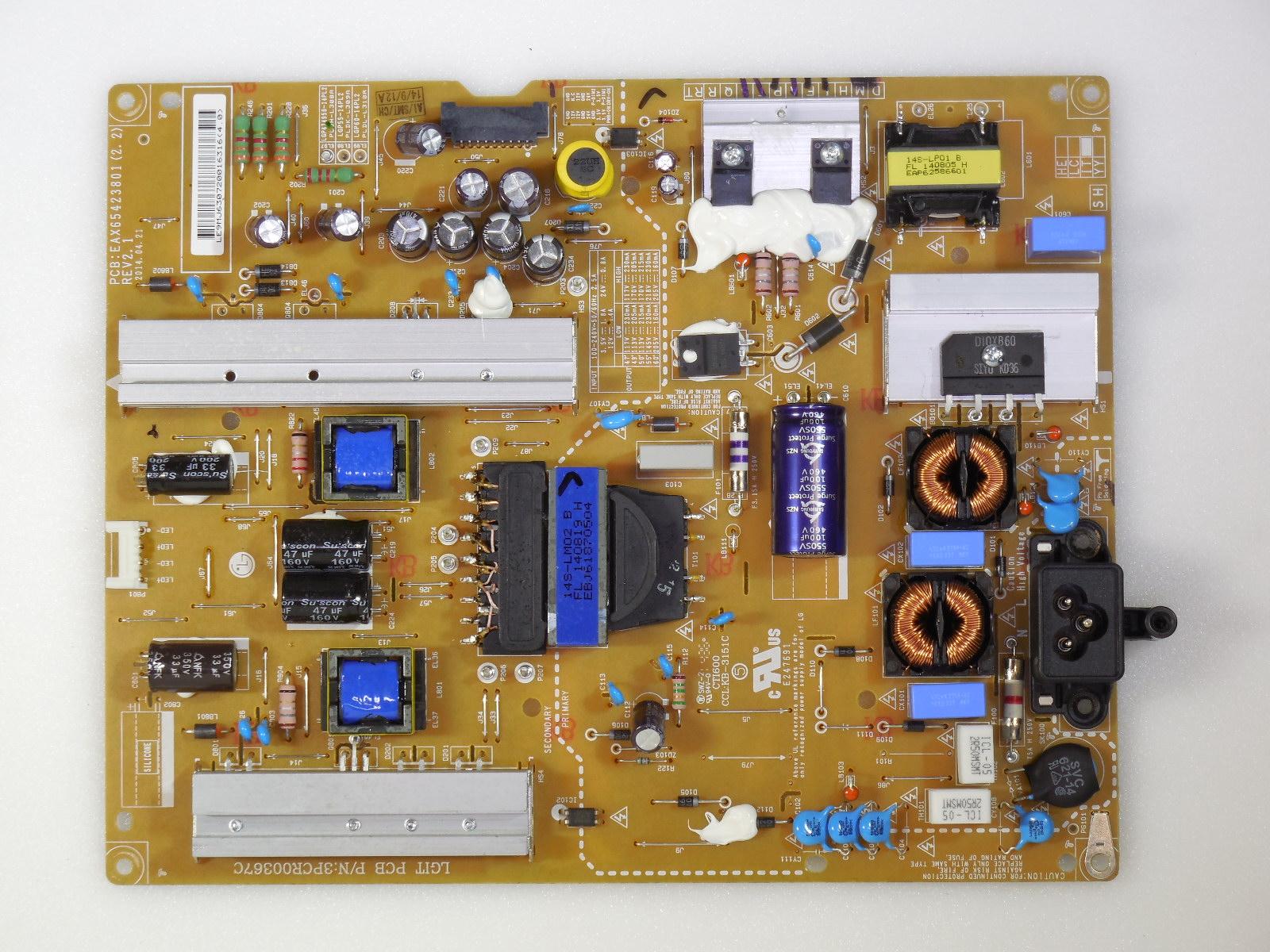 Power Supply Board LGP474950-14PL2 from LG 47LB5830-UV.BCCWLJR
