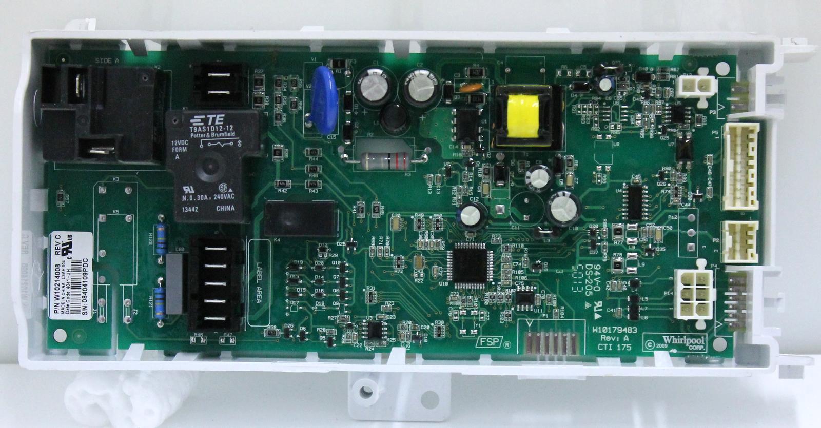 Dryer Electronic Control Board W10214008 REV. C , Free Shipping