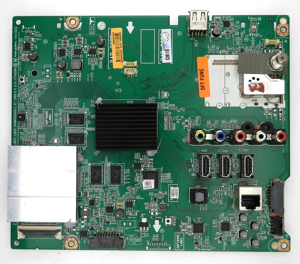 LG Main Board EBT64048905 For 55UF6450-UA.BCCYLJR, Free Shipping
