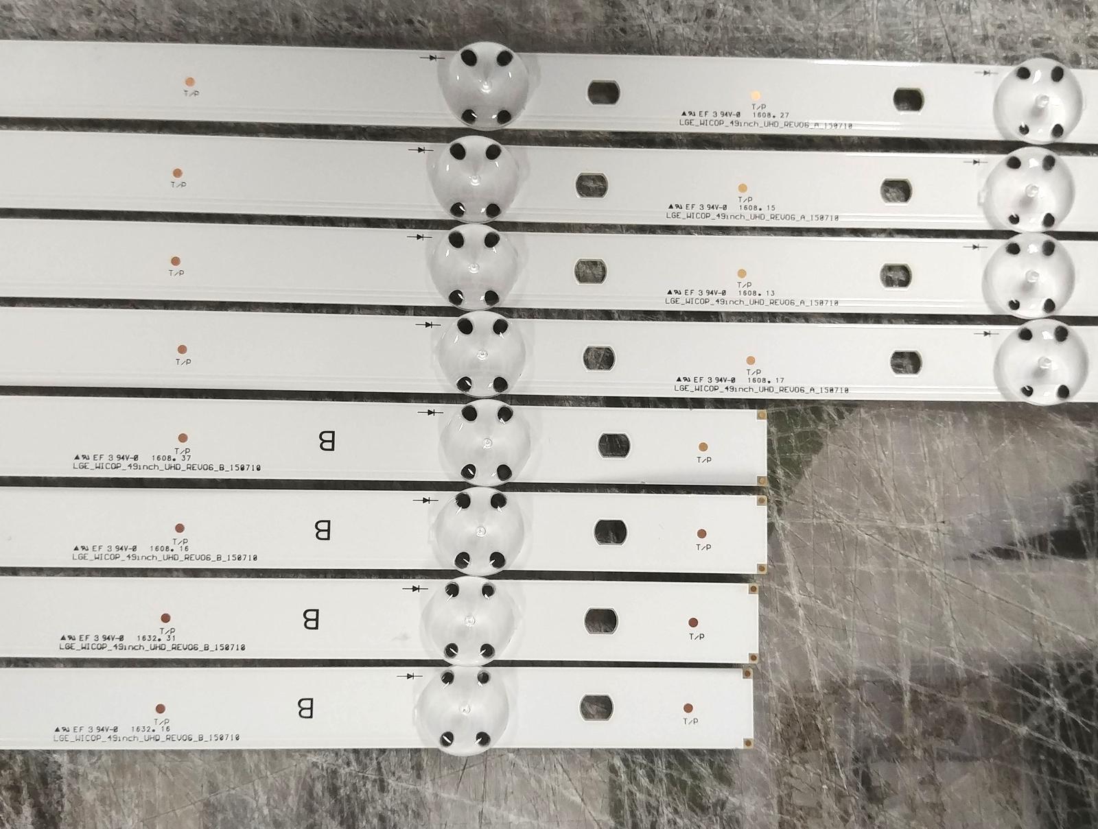 LG LED Light Kit LGE_WICQP_49inch_UHD_REV06_A_150710, Free Shipping