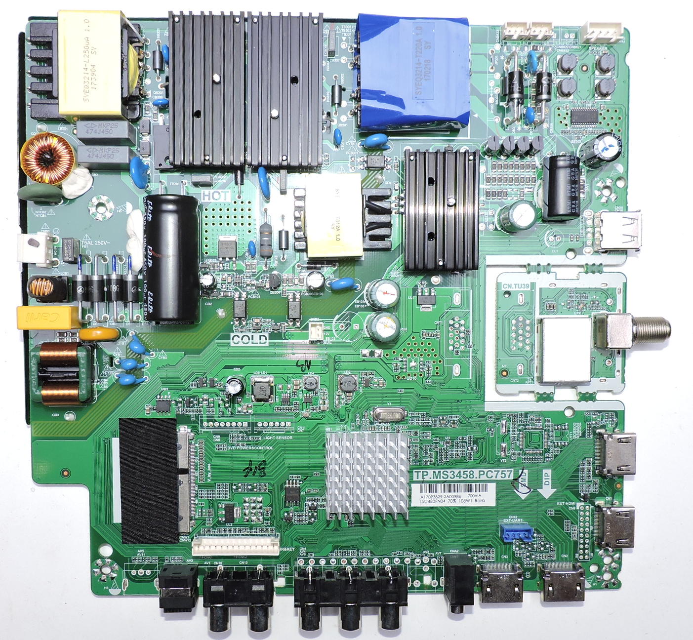 RCA Main Board/Power Supply AE0010997